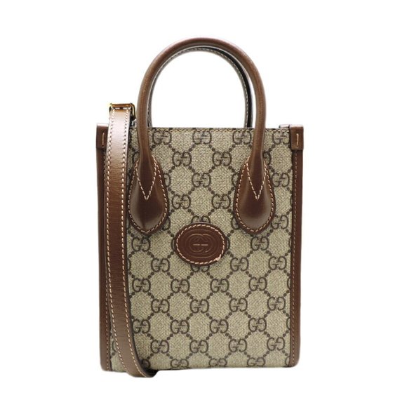 Gucci | Bags | Gucci Mini Tote With Interlocking G Womens Shoulder Bag ...